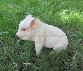Polyresin/ Sitting Mini Pig - Buy Resin Pigs,Polyresin,Polyresin Garden ...