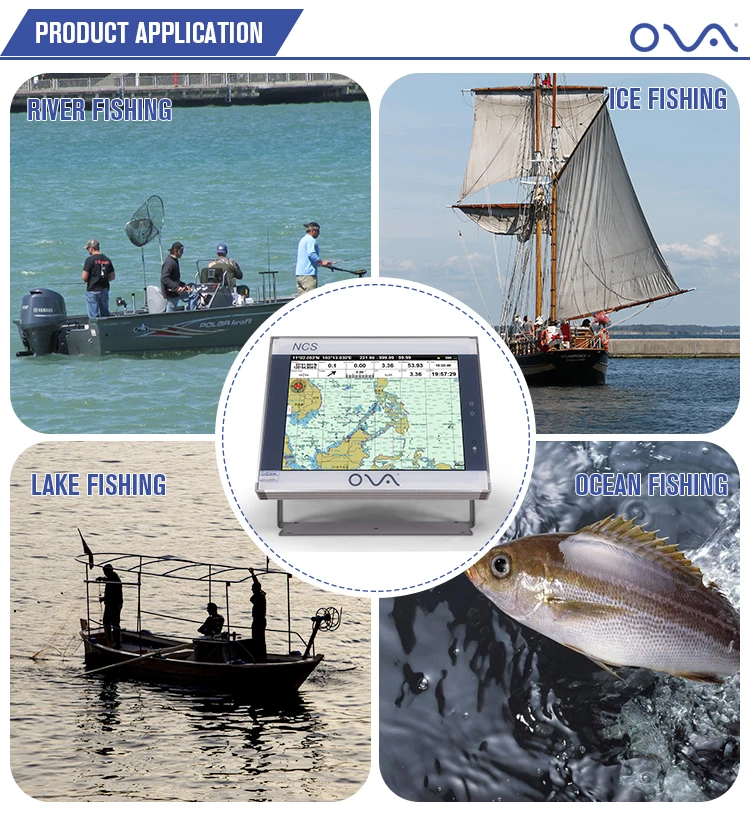 OVA NCS-17 GPS AIS Marine Navigator - Multifunction Chartplotter