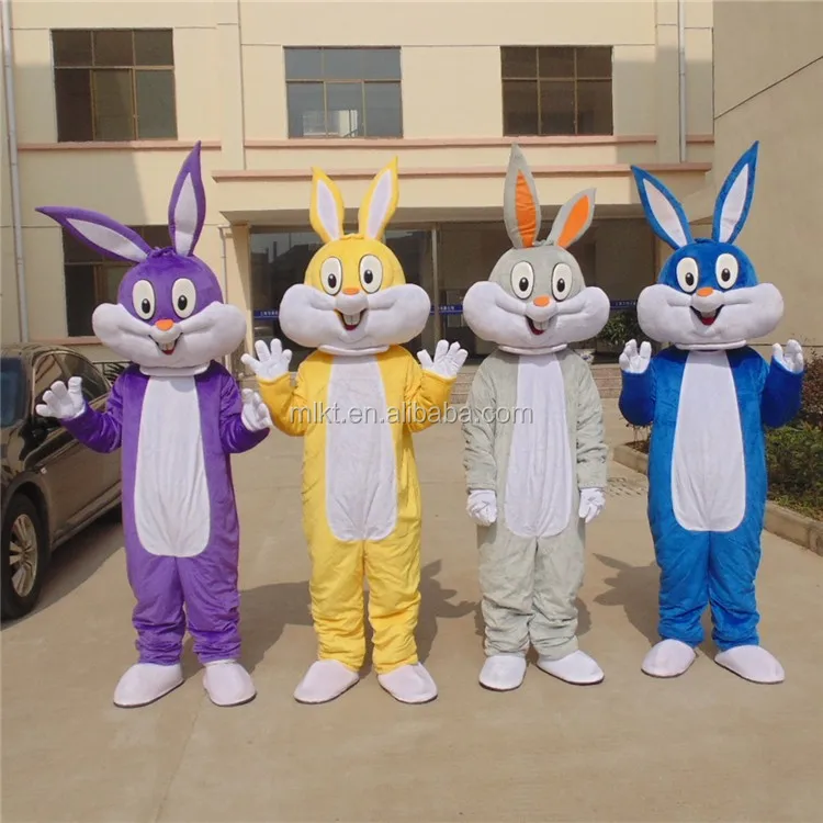 Classic Cartoon Character Adult Bugs Bunny Mascot Costume Buy Adult