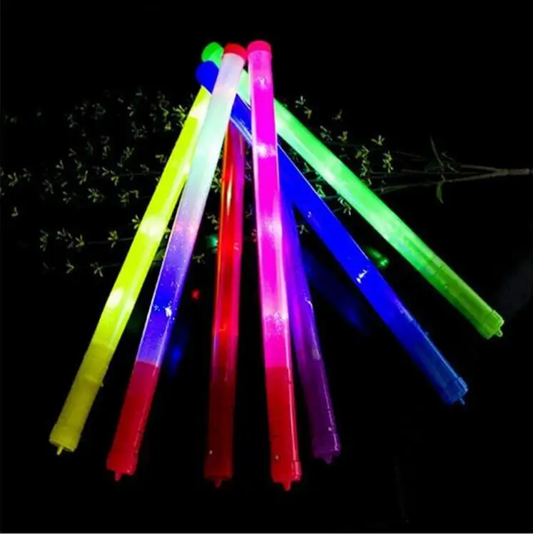 Multicolor Led Glow Sticks,Party Flashing Light,Steady On Mode Flashing ...