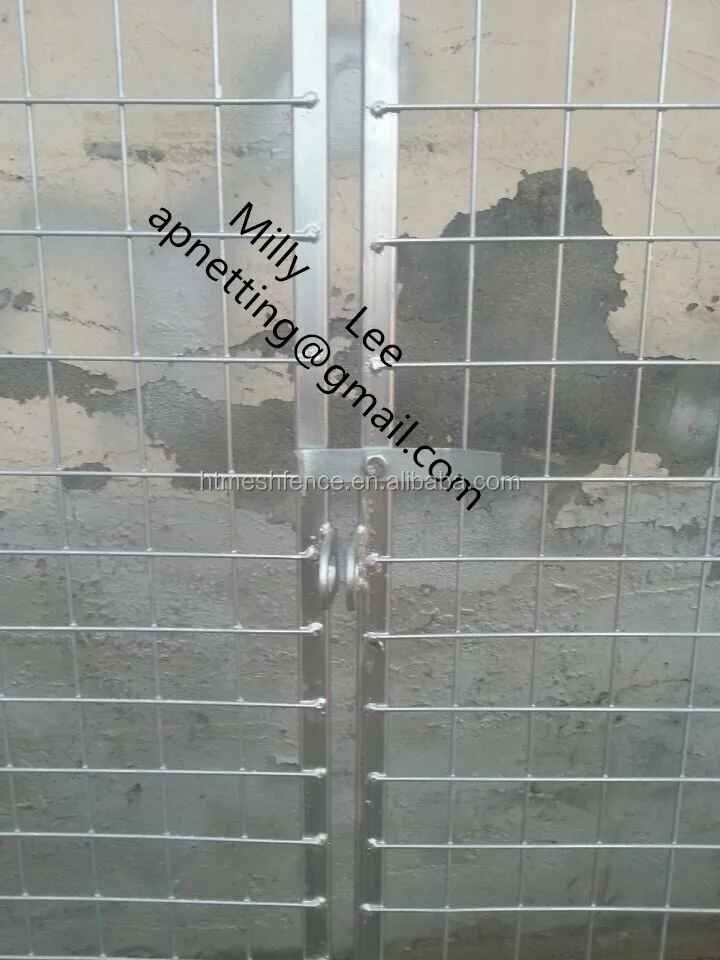 Large Dog Run Chain Link Cage - Portable Garden Dog Fence Panel ...