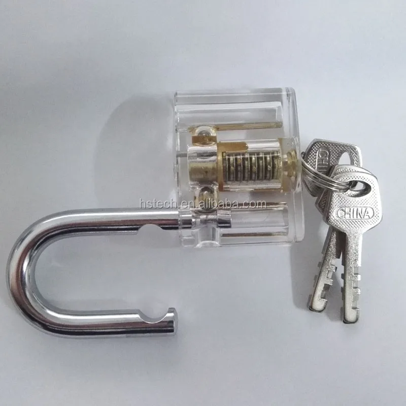 Disc Type Padlock Training Lock Transparent Cutaway Inside View Of ...
