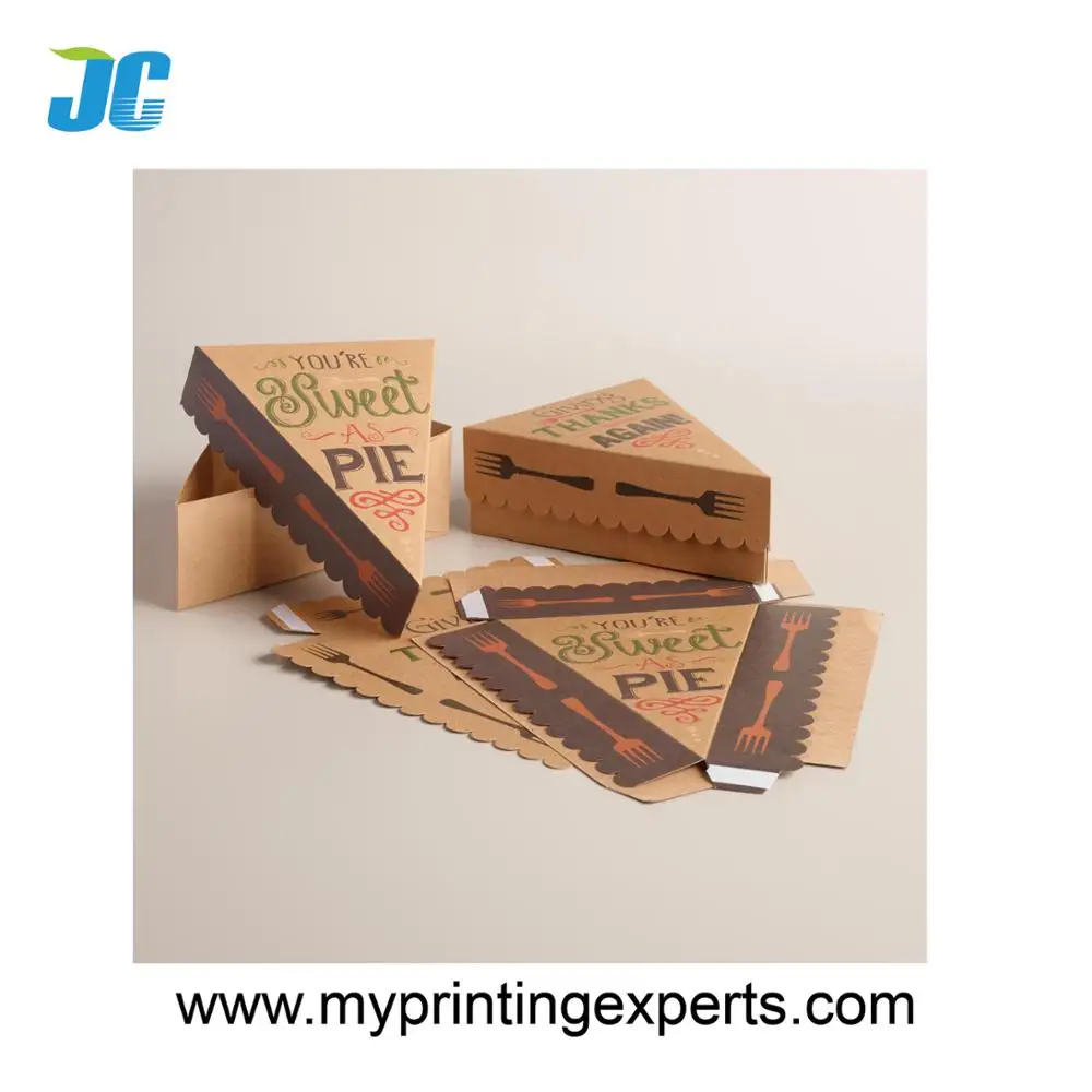 Custom Logo Printed Unique Pie Slice Boxes - Buy Pie Slice Boxes,Custom ...