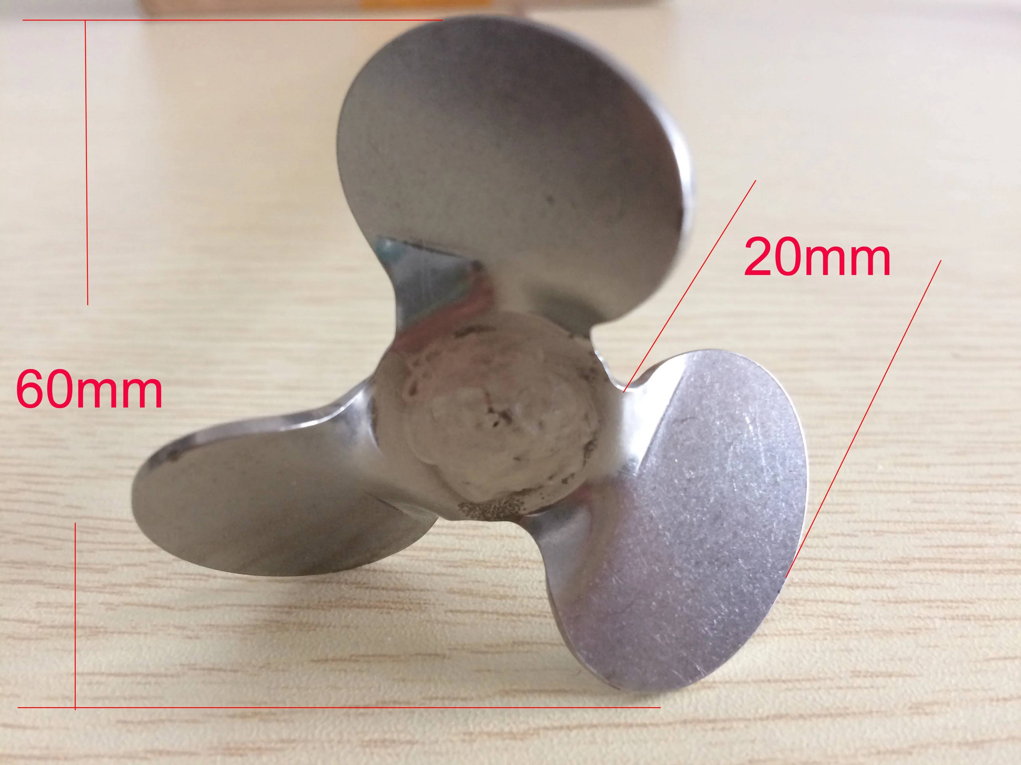 AIBOTE Stainless Steel Propeller Stirrer - 3 Blade