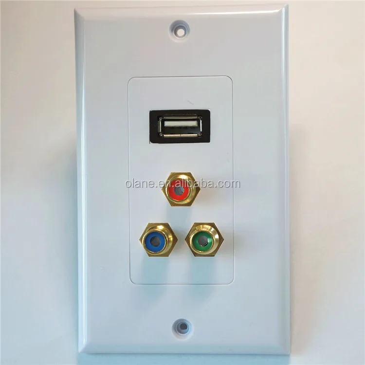 2 Port Usb 3.0 Charging Wall Plate Usb F/f Socket - Buy Wall Socket ...