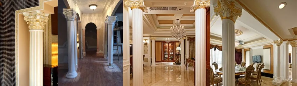 PU Roman Design Artistic Column - Elegant Interior Decor