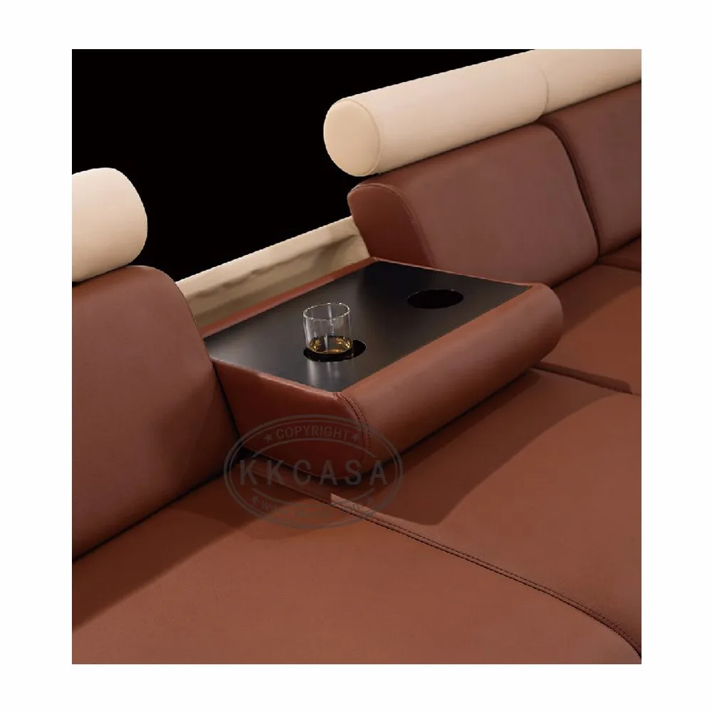Elephant Living Room Sectional Recliner Sofa Set - Modern Pure Buffalo ...
