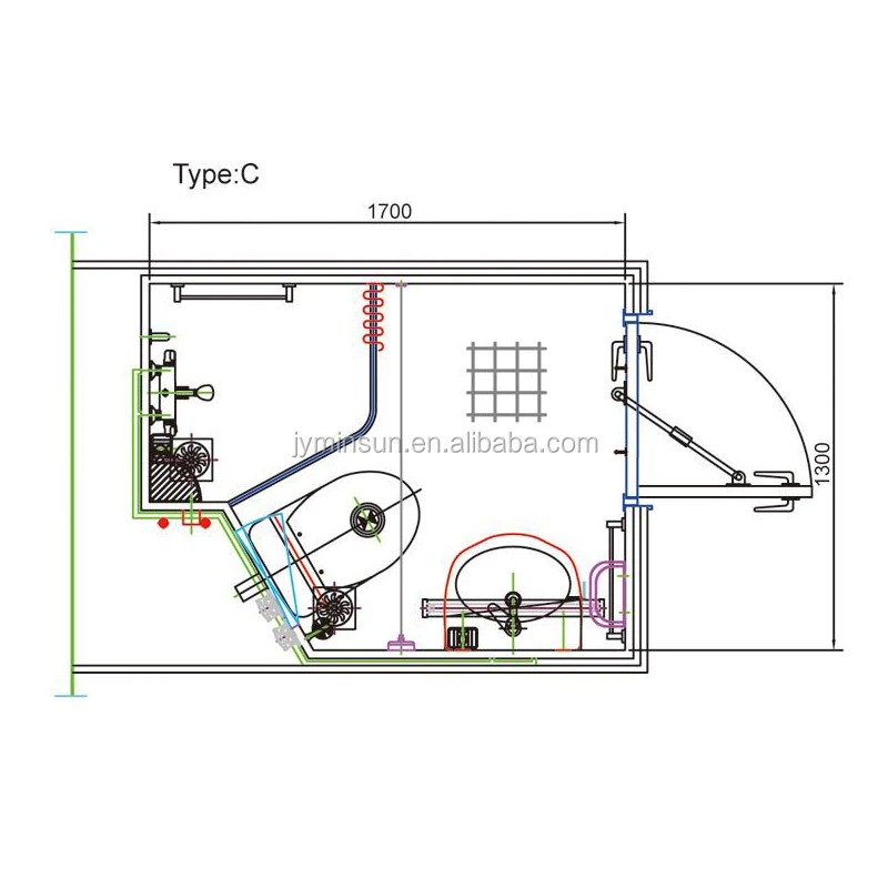 Offshore Complete Modular Wet Unit Prefabricated Wet Units For Ship ...
