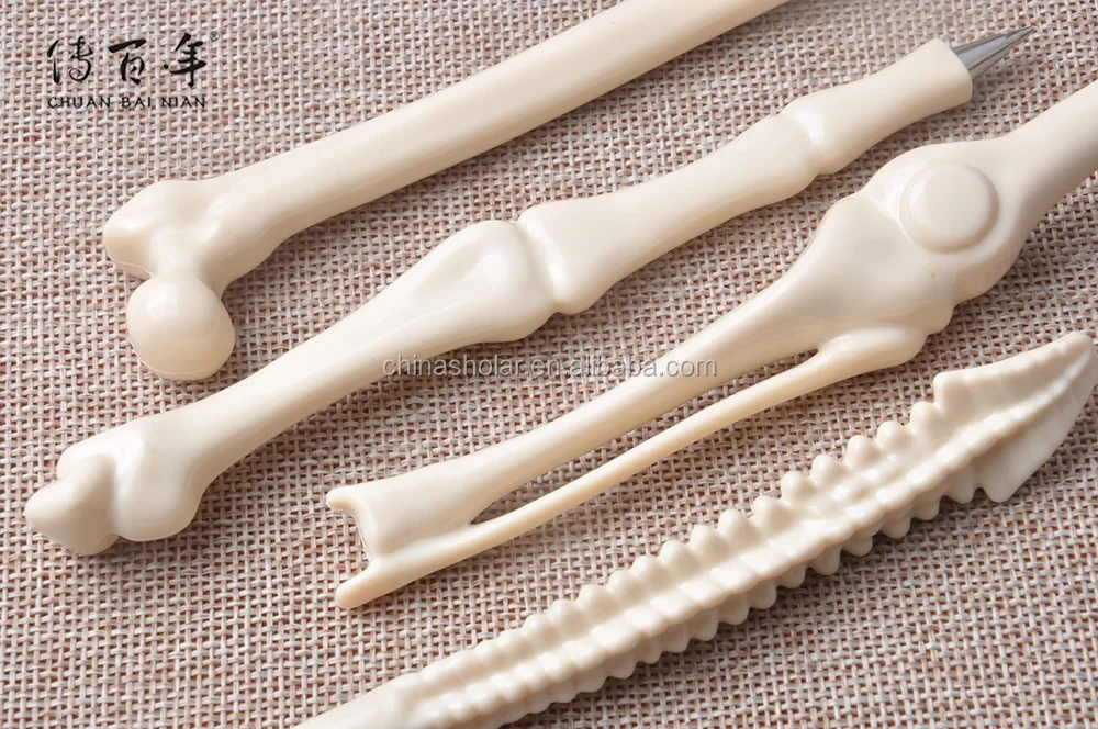 Novelty Design Plastic Skeleton Bone Shaped Pen With Custom Logo - Buy ...