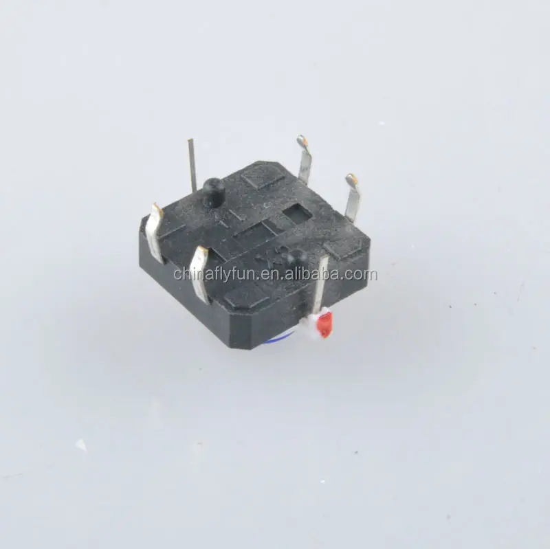 12 X 12MM Tact Switch Tactile Button Push Momentary with LED 4pin Round Cap