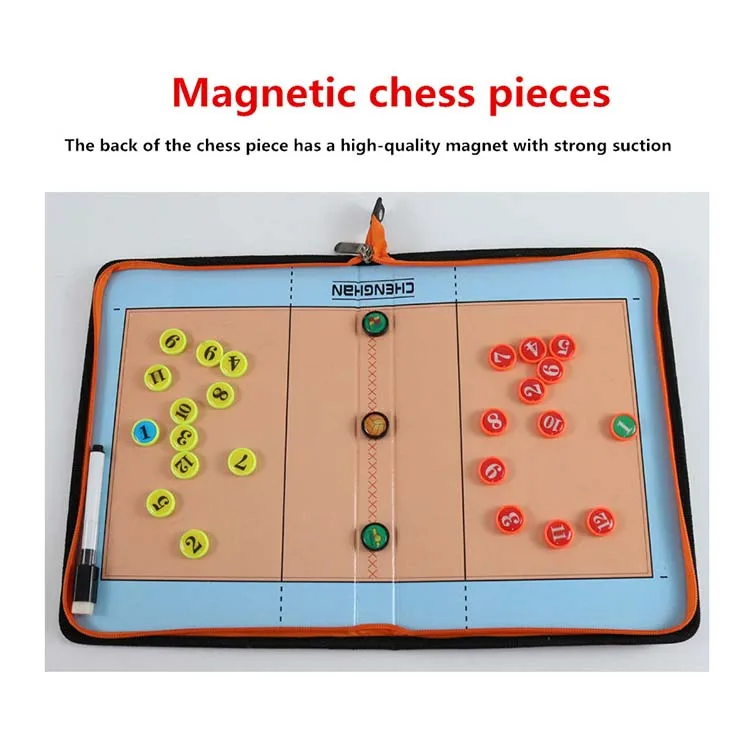 New Style Pvc Leather Magnetic Volleyball Tactics Coach Board With Pen ...