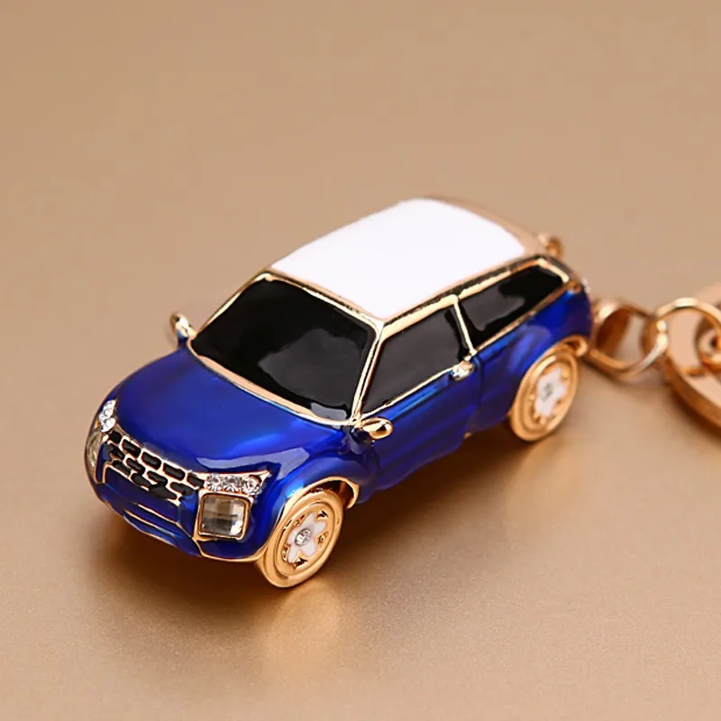 Oem Metal Car Shaped Keychain Promotion Car Keychain Key Ring On ...