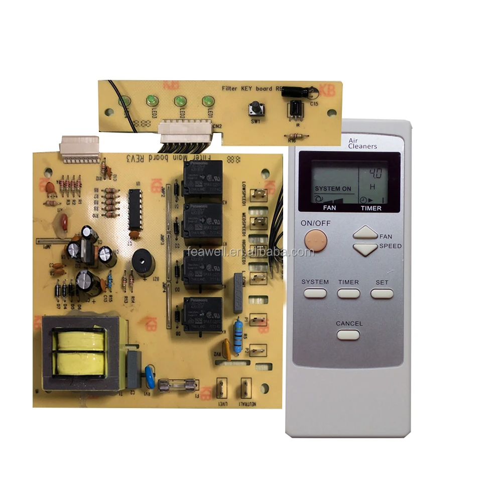 Intelligent Air Purifier Air Cleaner Controller With Three Fan Speed ...