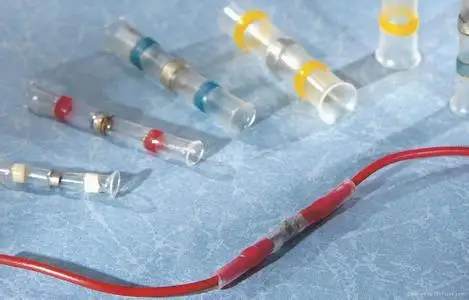 200pcs Solder Sleeve Wire Splices Set Water Proof Butt Connector Heat ...