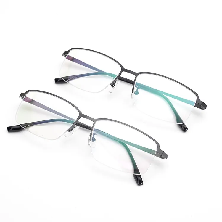 U-top Japan Design Half Rim Square Titanium Frame Reading Glasses - Buy ...