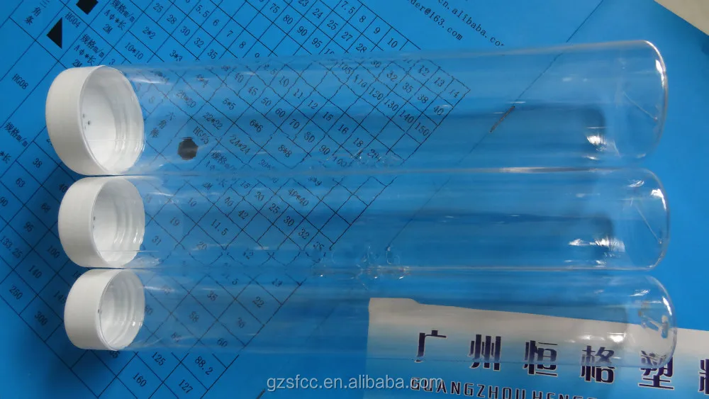 Clear Plastic Storage Tube - Food Grade, Acrylic PMMA