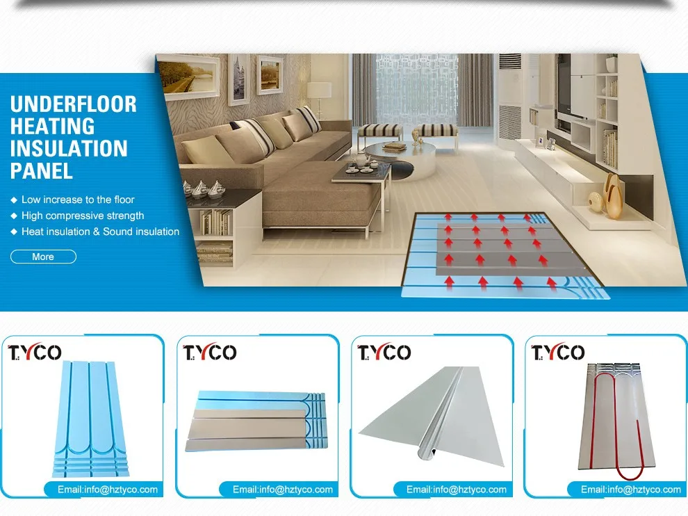 Pex Aluminum Radiant Heat Transfer Plates - Efficient Heating