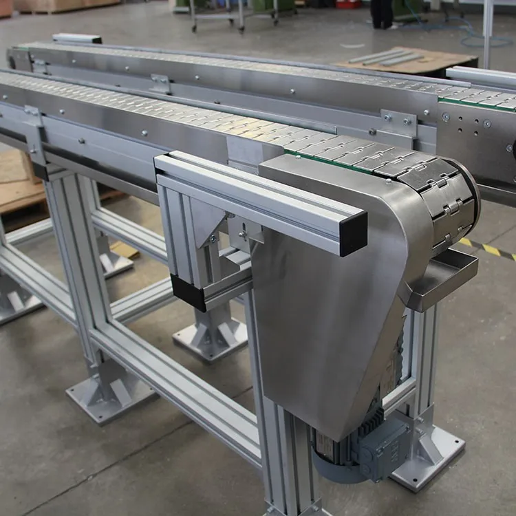 Stainless Steel Slat Chain Conveyor - Durable & Versatile