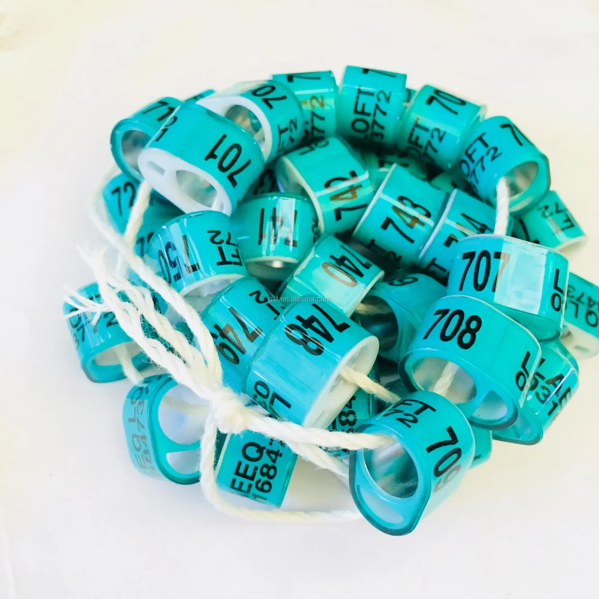 Pigeon Racing Bands with GPS Chips - Eco-Friendly & Durable