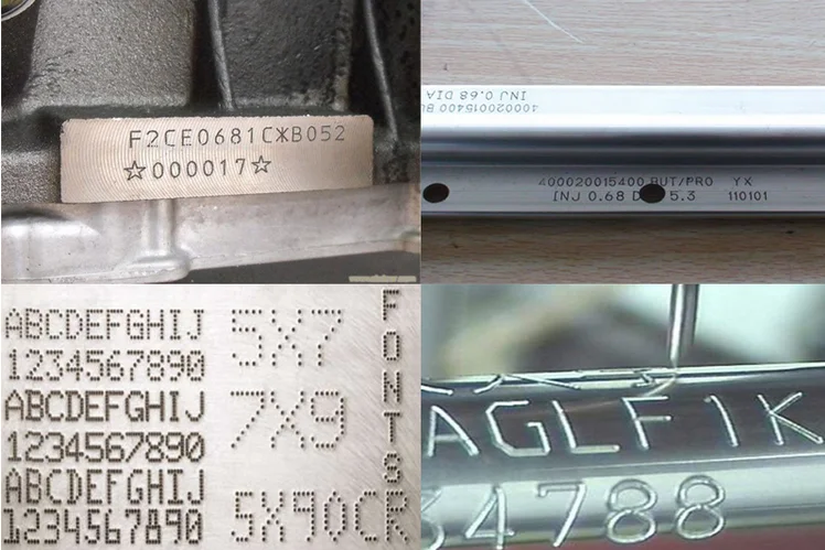 Steel Pneumatic Automatic Car Chassis Number Dot Peen Marking Machine ...