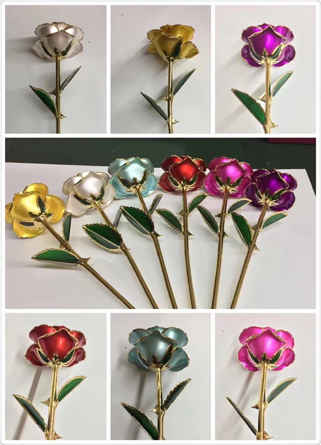 Top Quality Real Rose Dipped in 24K Gold - Perfect Gift