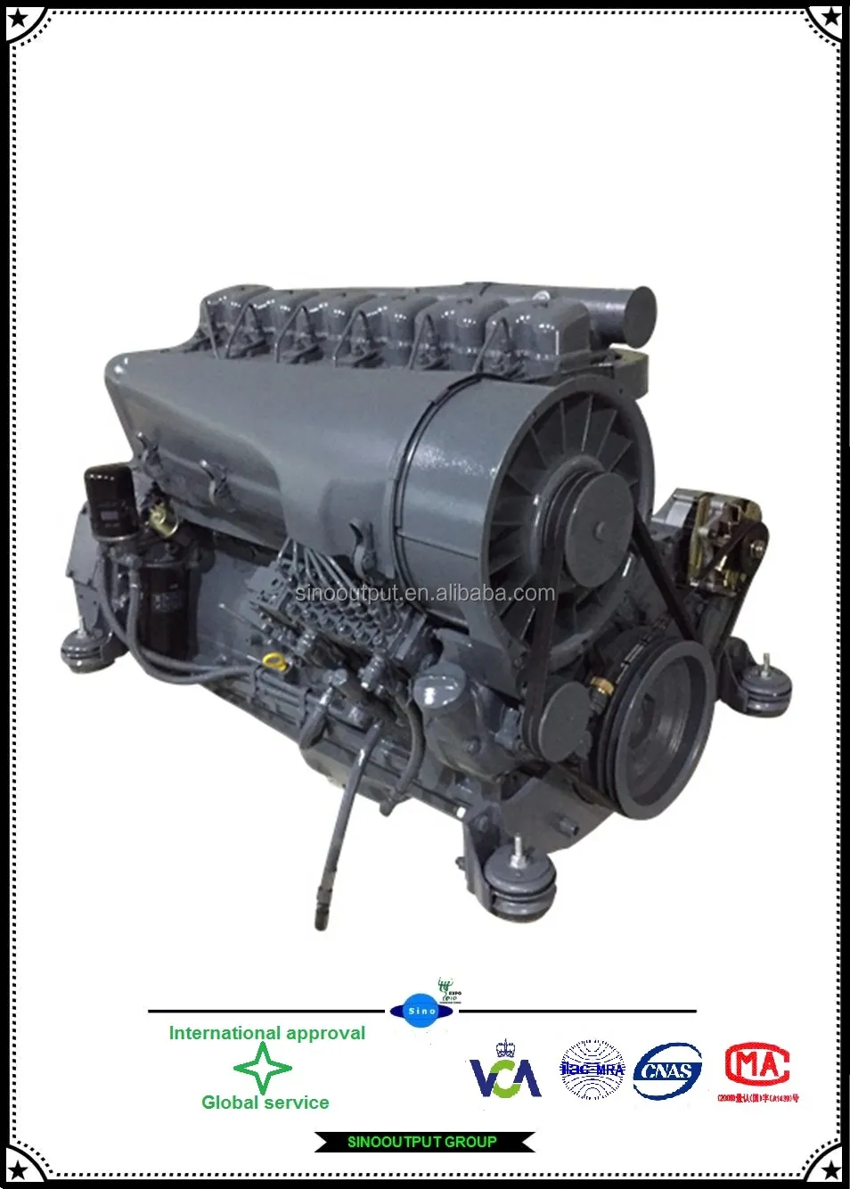 150HP Deutz Engine BF6L914 for Forklift - Euro 3 Standard