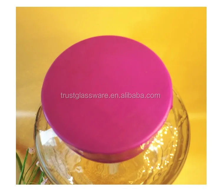 2016 New Design Factory Directly Selling Storage Cans 5 Liter Glass ...