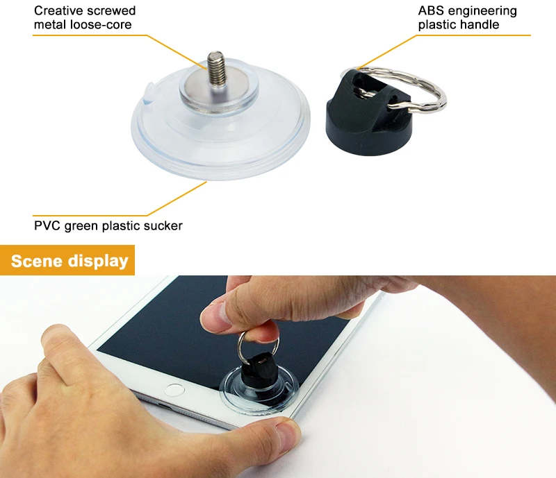 Jakemy Jm-sk04 Powerful Lcd Opener Vacuum Pvc Transparent Suction Cup ...