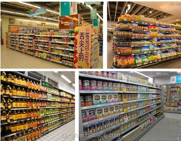 Supermarché Utilisé Gondoles Pour Vente D'épicerie Magasin Étagères ...