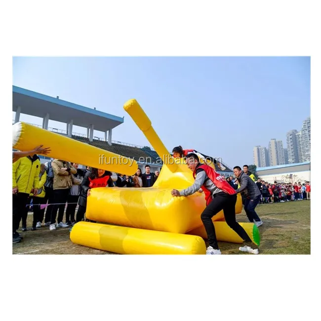 Inflatable Tank For Team Building Game /outdoor Sport Games Inflatable ...