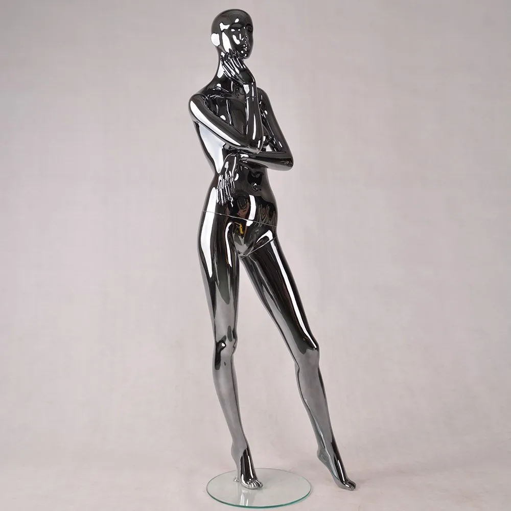 Silver Chrome Female Mannequin - Buy Silver Chrome Mannequin,Adjustable ...