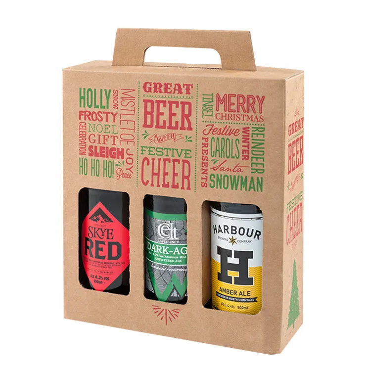 Promotional Customized 6 Bottle Beer Packaging Box - Buy Beer Packaging ...