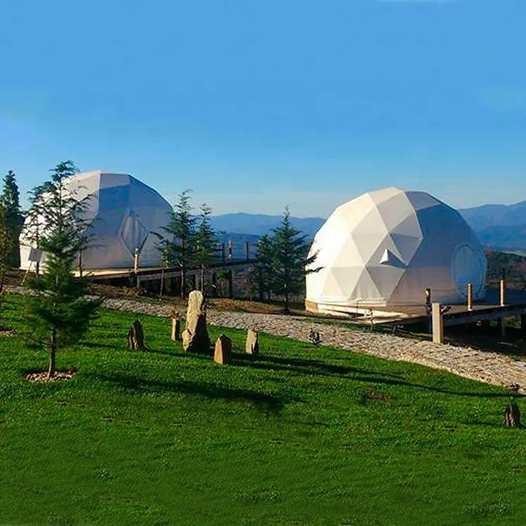 15m Dome Tent Metal Frame Igloo Waterproof Aluminum Alloy Geodesic Tent ...