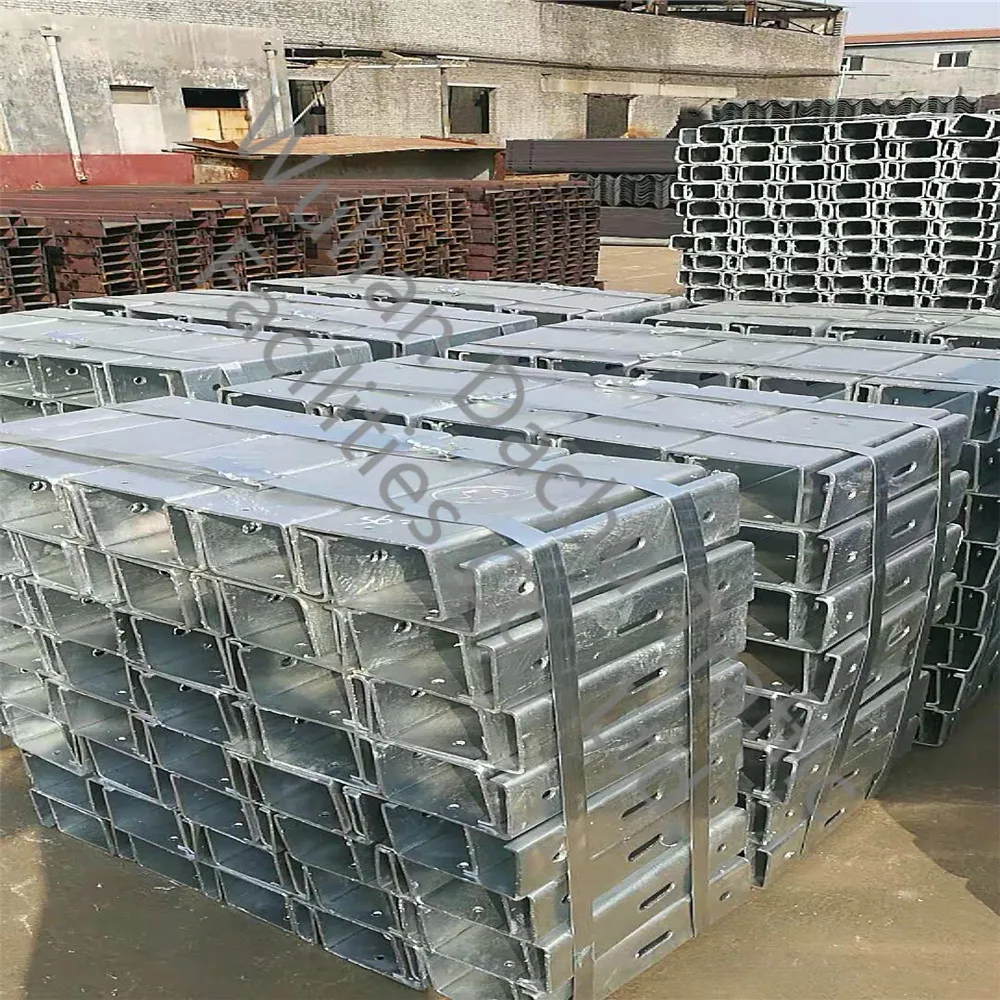 Semi-rigid Barrier Galvanized Guardrail Steel C Channel - Buy ...