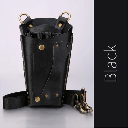 Professional Barber Use High Quality Leather Waist Pack Hair Scissors Pouch Holster - Buy Hair ...