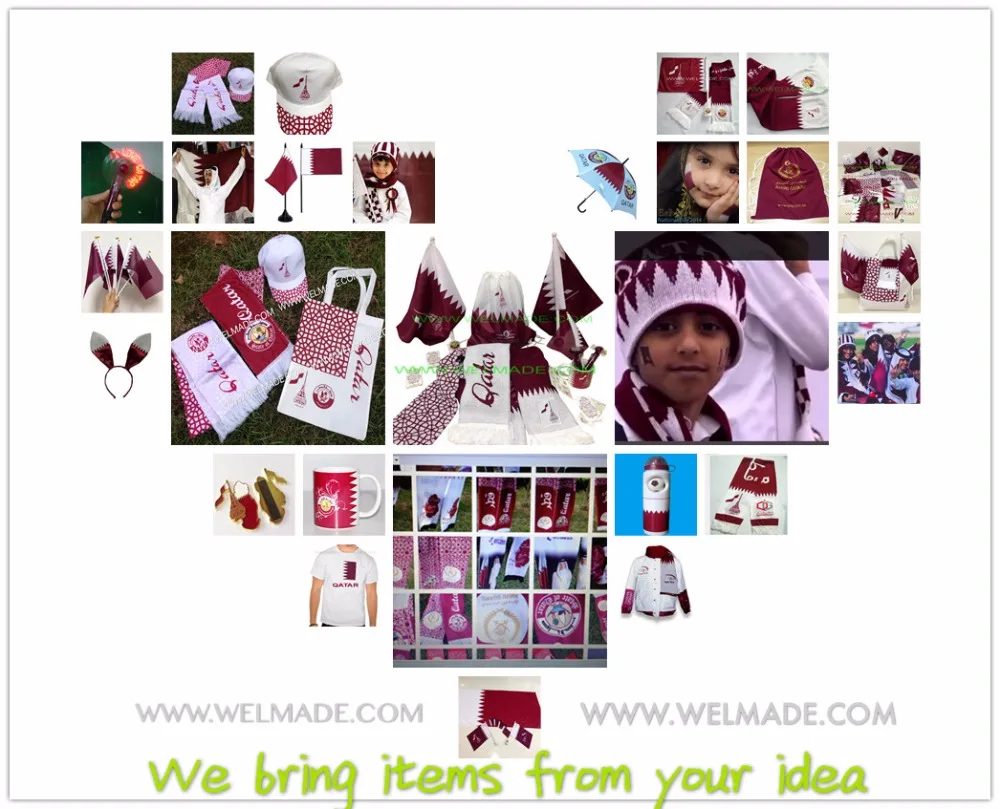 Qatar National Day Gift With Scarf,Car Flag,Caps,Bag,Backpack,Car Hood ...