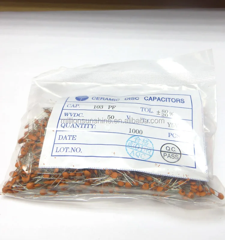 Ceramic DISC Capacitor 103PF 50V - High Quality & Reliable