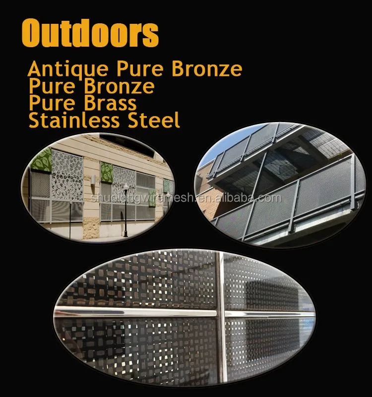 Fandango Antique Bronze Decorative Flat Wire Mesh 36" X 48" - Buy Antique Bronze Mesh,Decorative ...