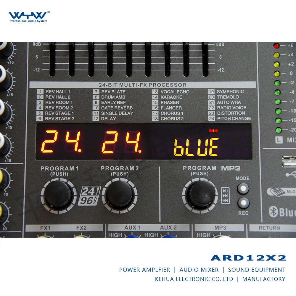 Ard12*2 8mono 2stereo Channels 24-bit Double Effect 64gb Mp3 Recording ...