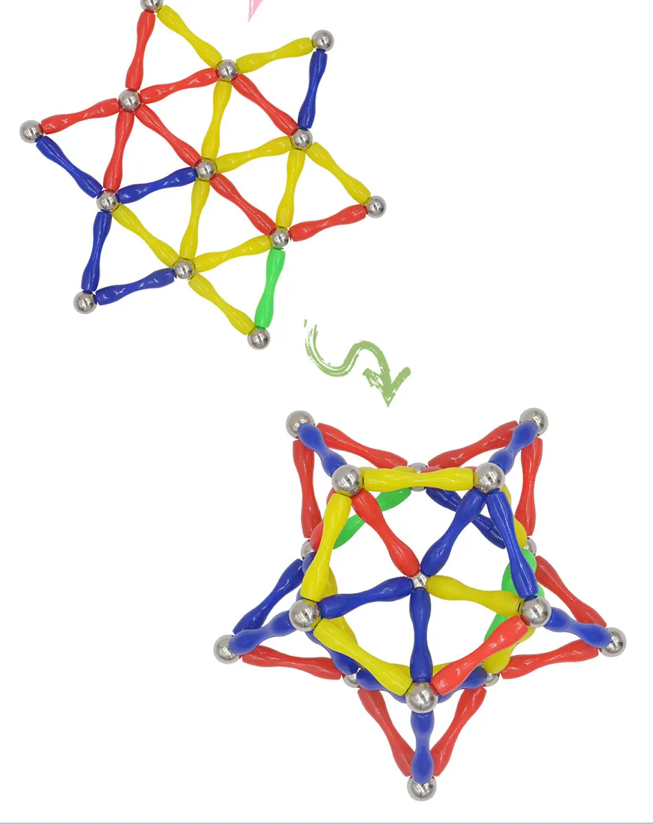 110pcs Magnetic Sticks And Balls Building Blocks Toys For Children ...