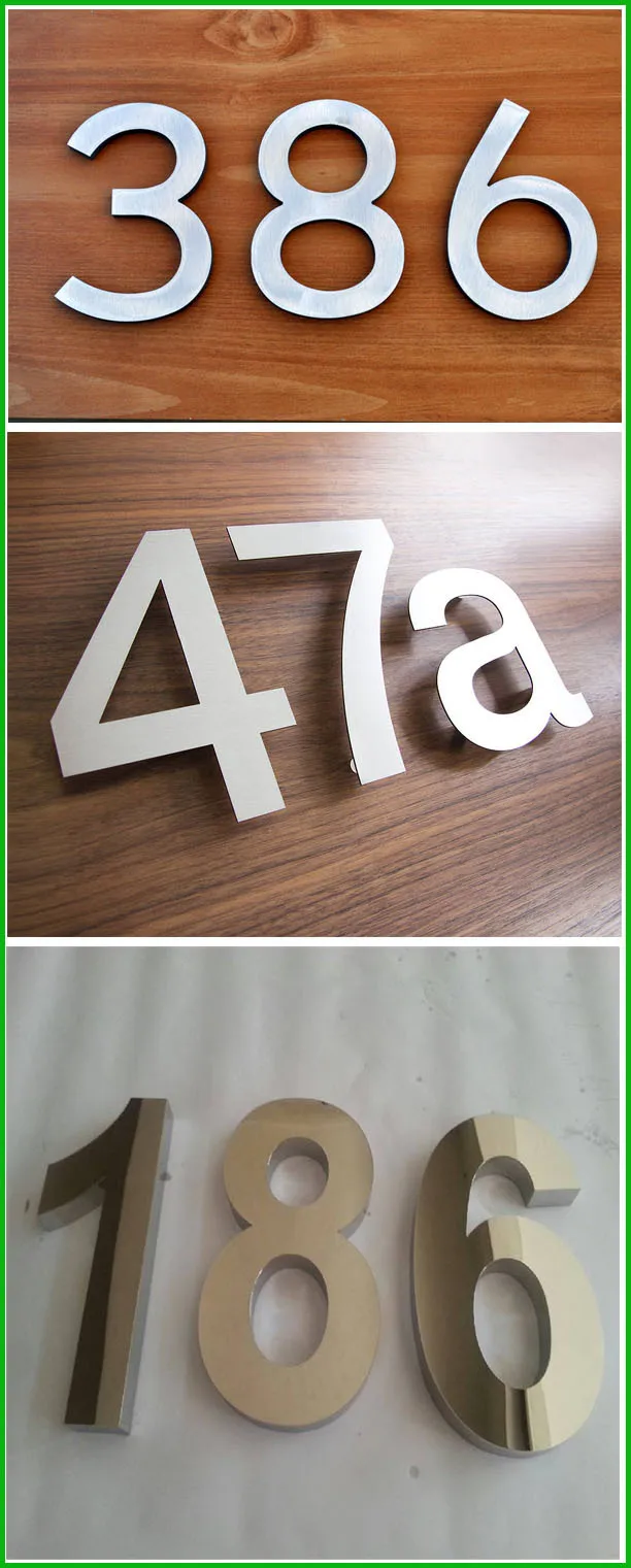 Cheap Decorative Raised Metal Sign Letter And Numbers - Buy Raised ...