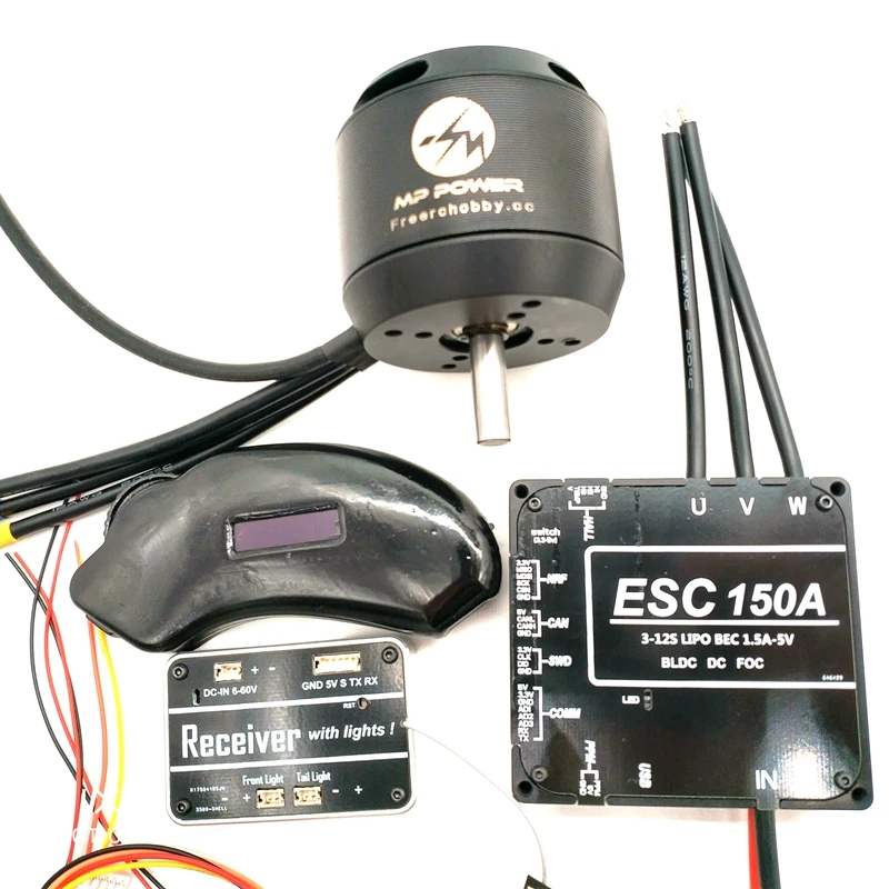 6355 190KV Bldc Motors Vesc V6 Controller for Electric Skateboard