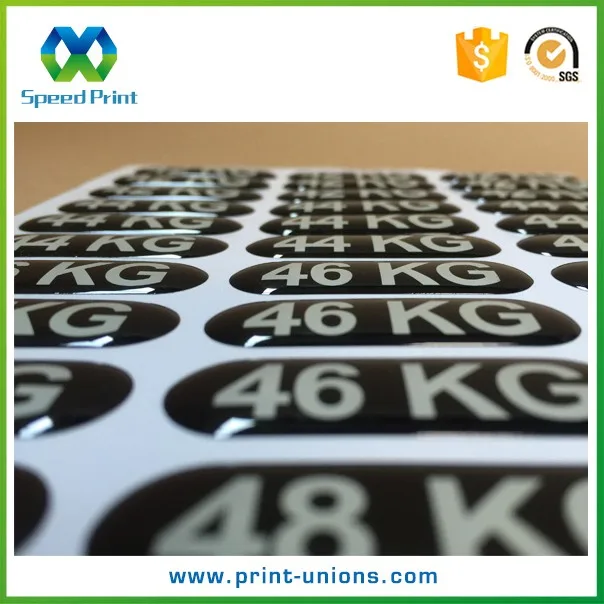3d Epoxy Pvc Raised Stickers - Buy Raised Stickers,Raised Logo Sticker ...