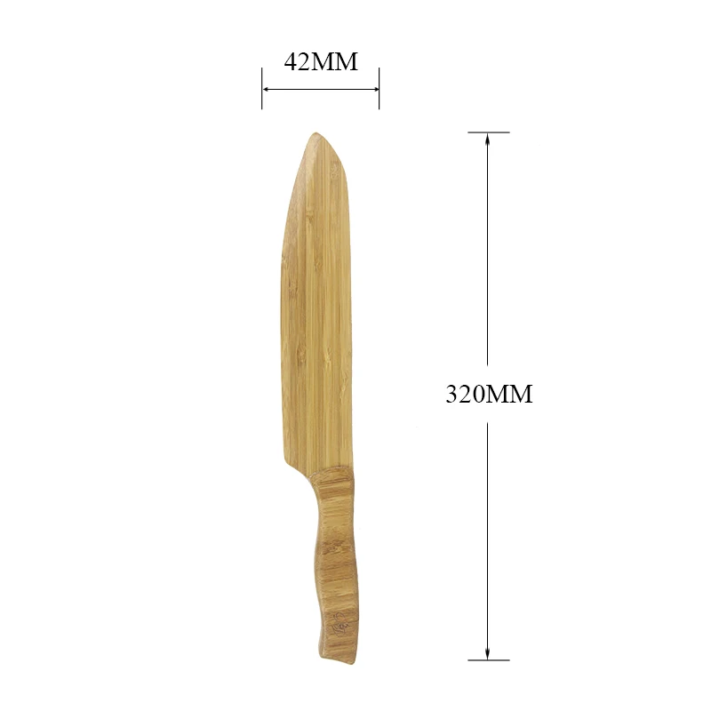 Custom Bamboo Vegetable and Fruit Knives - Sustainable