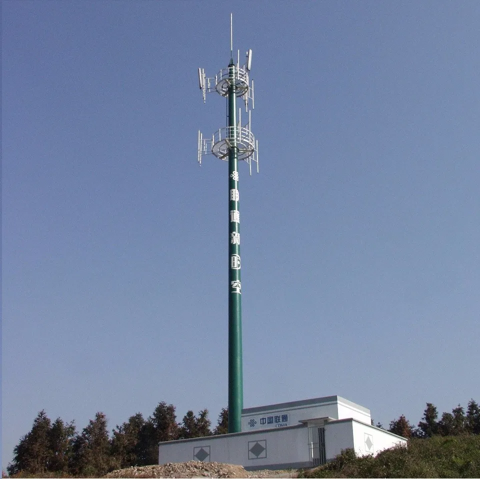 High Quality 30m Height Single Pole Communication Tower Manufacturers ...