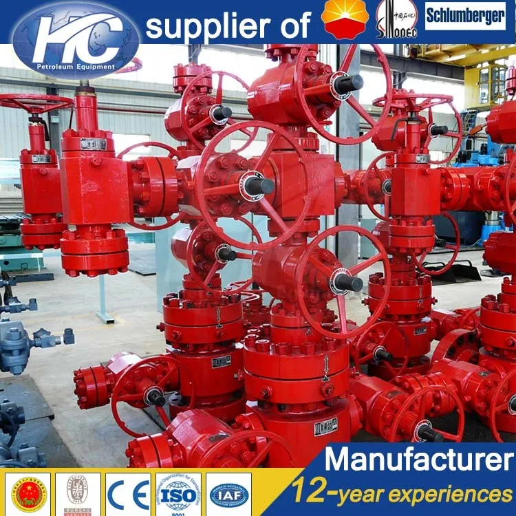 Iso9001 Certification Drilling Tree / Oil Rig Christmas Tree / Wellhead ...