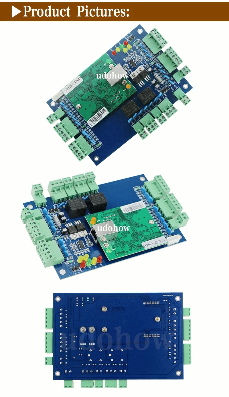 Original Wiegand Interface Rfid Access Control Board For Fingerprint ...