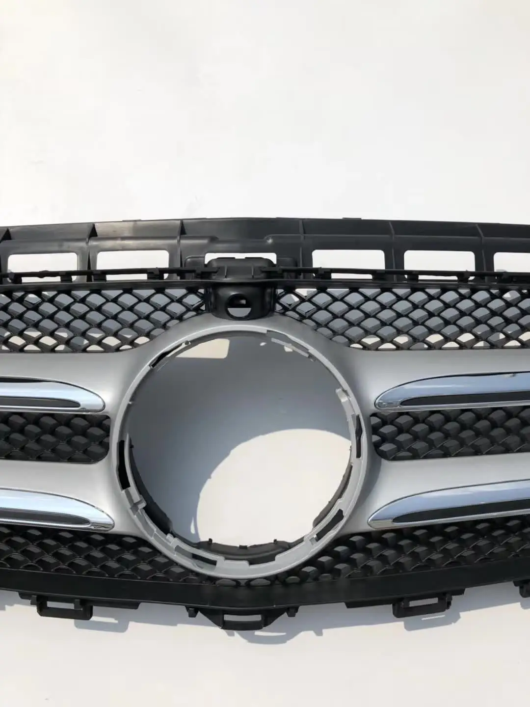 Auto Body Parts Front Radiator Chrome Grid Grill Grille For Mercedes ...
