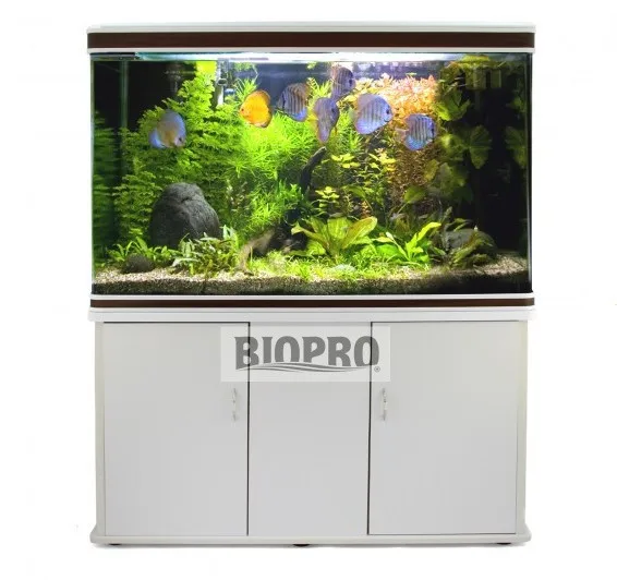 Aquarium Fish Tank 300l With Led Lighting System Top Filtering Aquarium ...
