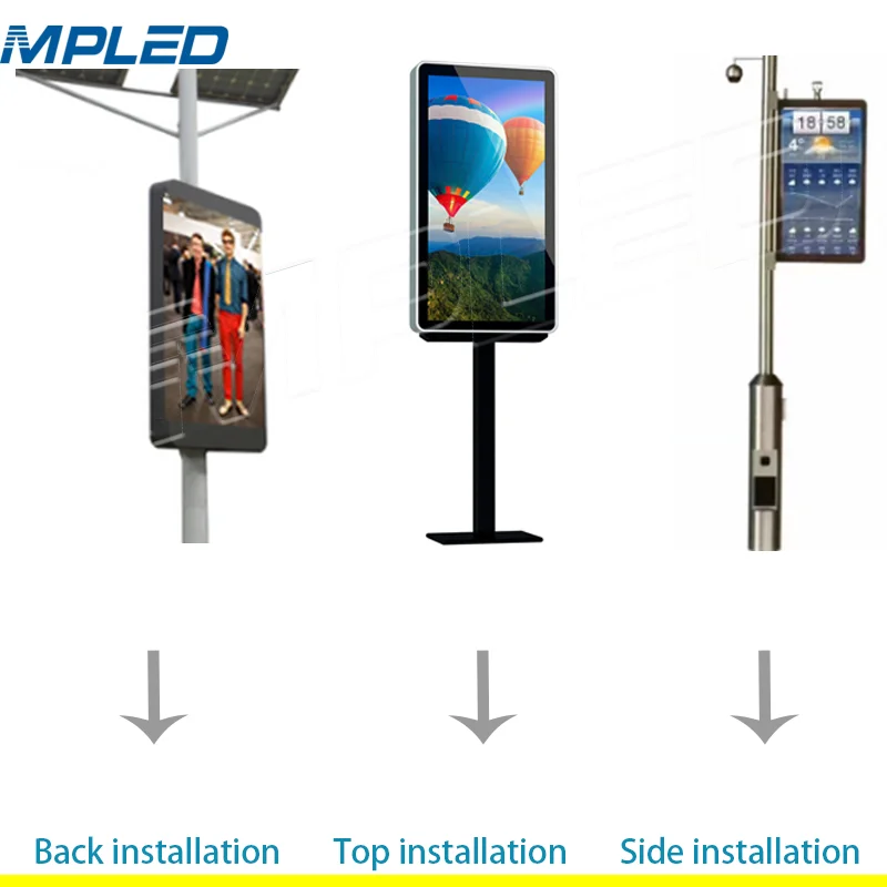 Mpled 2019 Hot P6 Pole Led Screen Display Outdoor Billboard Advertising ...